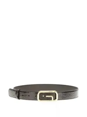 Gucci G-buckle Reversible Belt - Brown