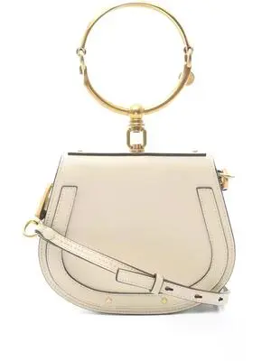 Chloé Small Nil Leather Shoulder Bag - Neutrals