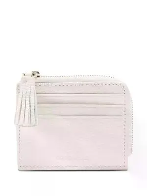 COCCINELLE Tassel Cardholder - White