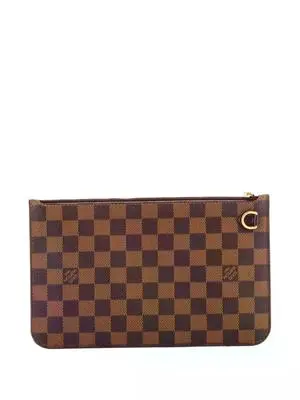 LOUIS VUITTON Neverfull Pochette Damier Large Pouch