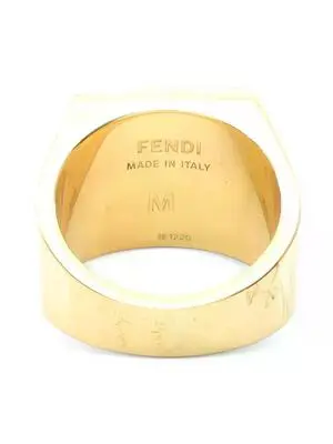 Fendi 2010s Ff Signet Ring