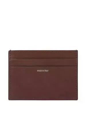 Paul Smith Panel Leather Cardholder - Brown