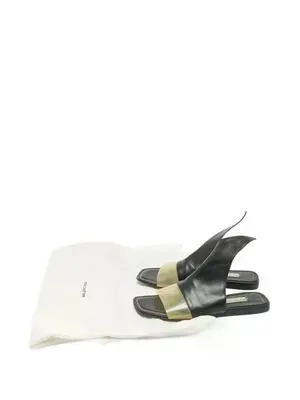 Balenciaga Leather Slide Sandals