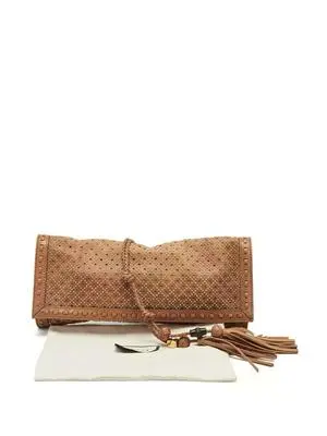 Gucci Perforated Studded Clutch Bag