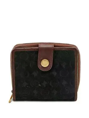 Celine Monogram-pattern Wallet - Black