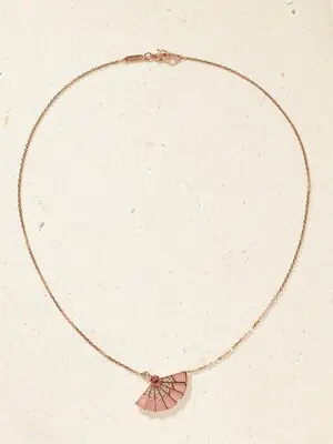 GARRARD Fanfare Symphony Multi-stone Necklace - Gold
