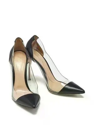 GIANVITO ROSSI Plexi Point-toe Pumps