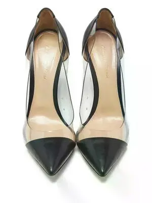 GIANVITO ROSSI Plexi Point-toe Pumps