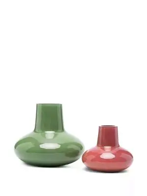 THE CONRAN SHOP Glass Form Vase Set - Green