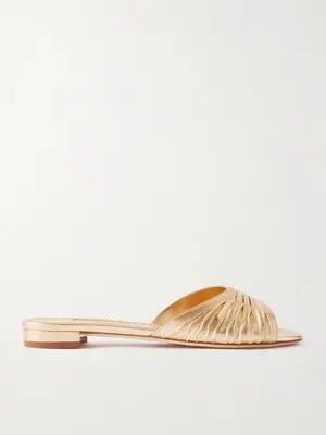Manolo Blahnik Textured Mules Clogs For Women