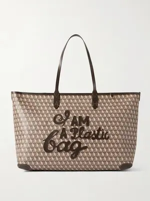 ANYA HINDMARCH I Am A Plastic Bag" Tote - Brown