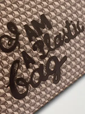 ANYA HINDMARCH I Am A Plastic Bag" Tote - Brown
