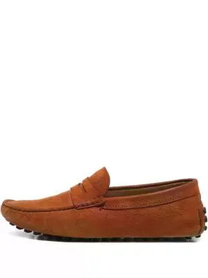 TOD'S Nubuck Leather Driver Loafer