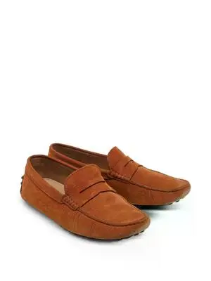 TOD'S Nubuck Leather Driver Loafer