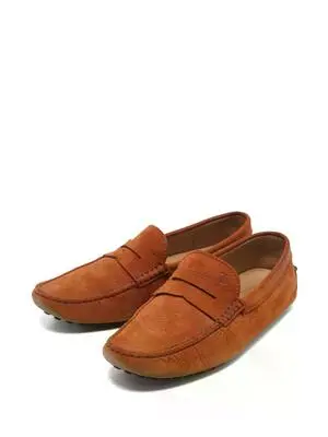 TOD'S Nubuck Leather Driver Loafer