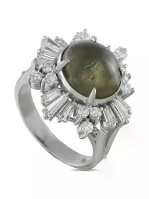 LB EXCLUSIVE Diamond And Cats-eye Ring