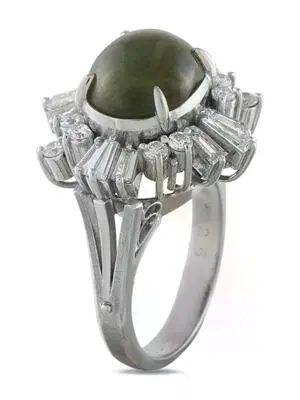 LB EXCLUSIVE Diamond And Cats-eye Ring