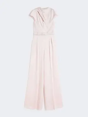 Max Mara Envers Satin Jumpsuit - Pink