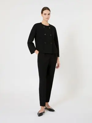 Max Mara Cady Carrot Trousers - Black