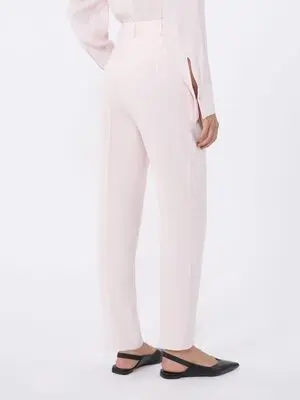 Max Mara Cady Carrot Trousers - Pink