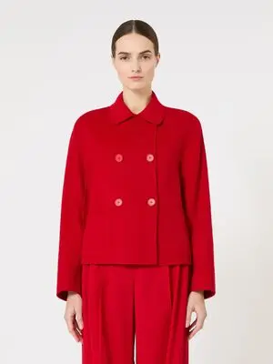 Max Mara Wool, Cashmere And Silk Boxy Jacket