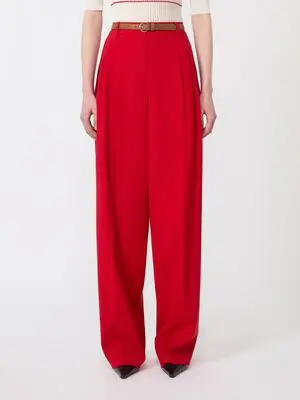 Max Mara Flowing Wool Trousers