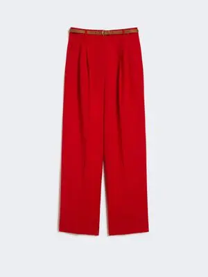 Max Mara Flowing Wool Trousers
