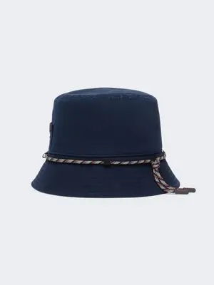 Max Mara Canvas Bucket Hat - Midnightblue