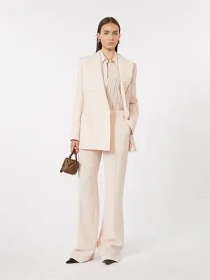 Max Mara Printed Crepe De Chine Shirt - Pink