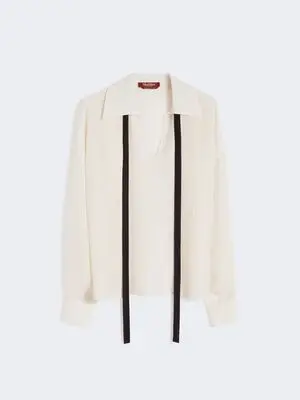 Max Mara Studio Tie Neck Tops