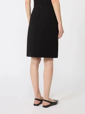 Max Mara Short Straight Cady Skirt