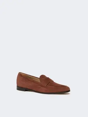 Max Mara Suede Moccasins