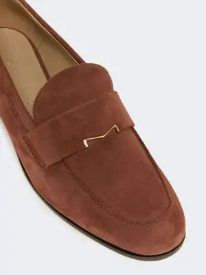 Max Mara Suede Moccasins