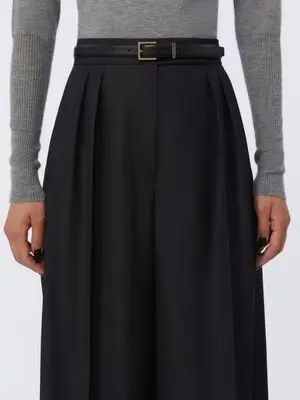 Max Mara Leather Belt - Black