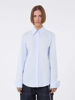 Max Mara Cotton Poplin Shirt - Avio