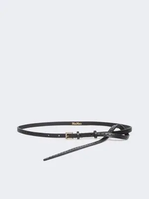 Max Mara Leather Belt - Black