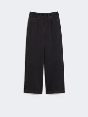Max Mara Denim-effect Jersey Trousers