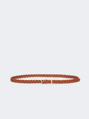 Max Mara Woven Leather Belt