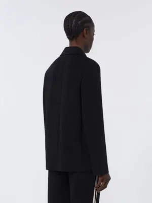 Max Mara Single-breasted Scuba Jersey Jacket