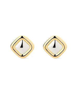 ANA LUISA Clara Two Tone Stud Earrings - Two-tone