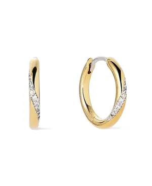 ANA LUISA Kira Slim Hoop Earrings - Gold
