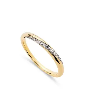 ANA LUISA Kira Slim Band Ring - Gold