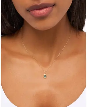 ANA LUISA Heirloom Charm Necklace - Blue Topaz