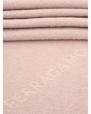 FERRAGAMO Jacquard Scarf - Light Pink