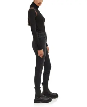 MARCELLA Maria Turtleneck Top - Black