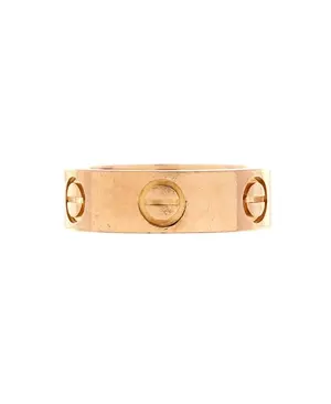 CARTIER Love Band Ring 18k - K Rose Gold