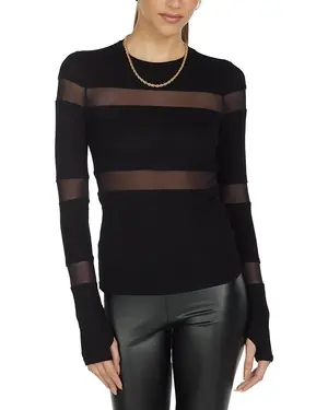 Michael Lauren Vex Top - Black