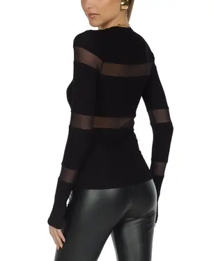 Michael Lauren Vex Top - Black