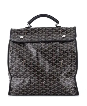 Goyard Saint Leger Briefcase Backpack Coated Canvas