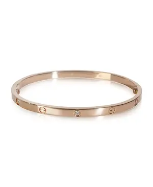 CARTIER Love 18k Rose Gold Bracelet - Pink